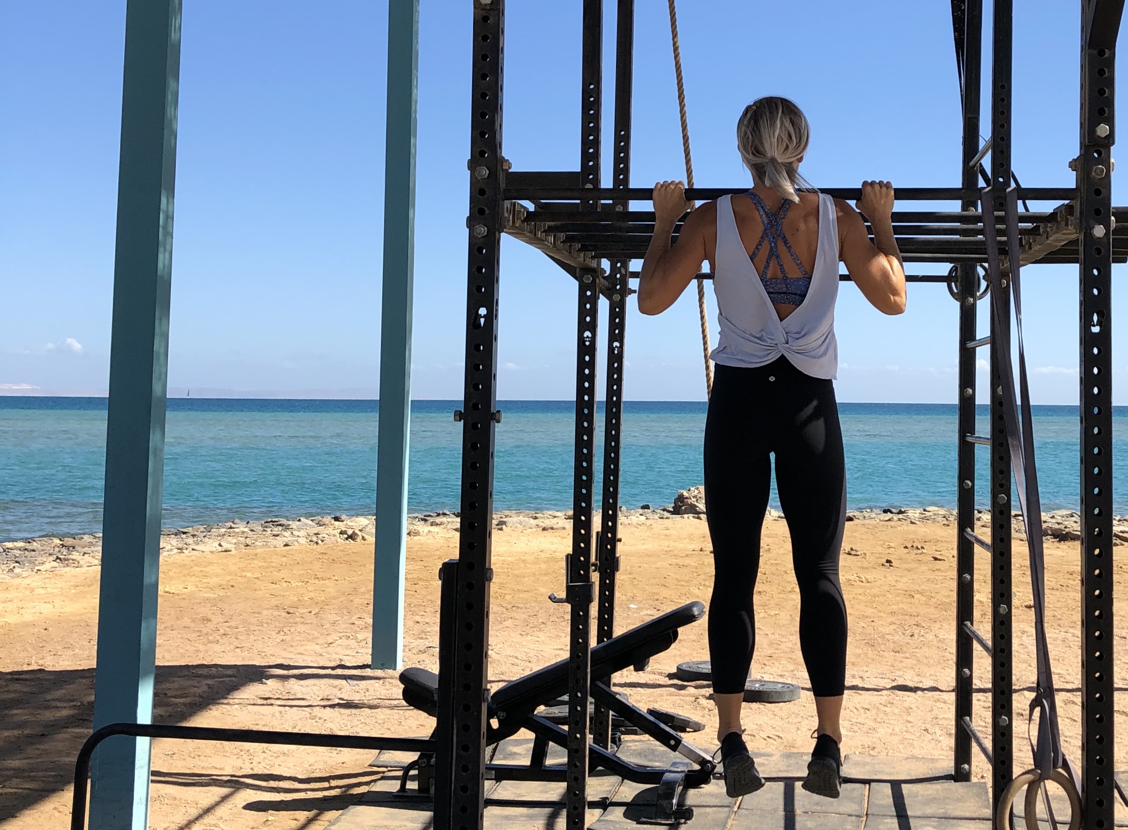 MER Pullups med Inger in Dubai #reklame